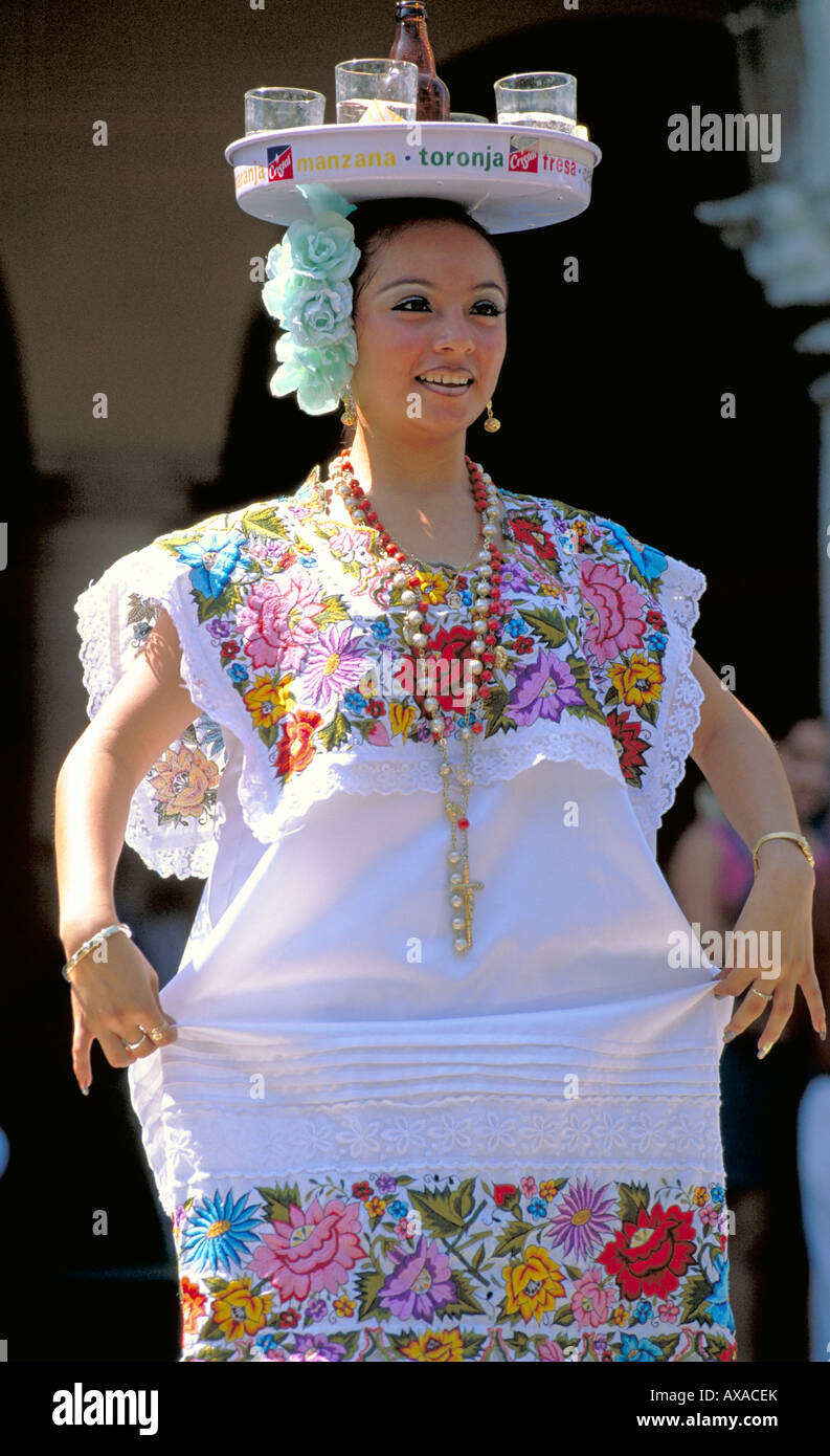 Elk156 1306 Mexico Yucatan Merida Yucatan folklore dance Stock Photo ...