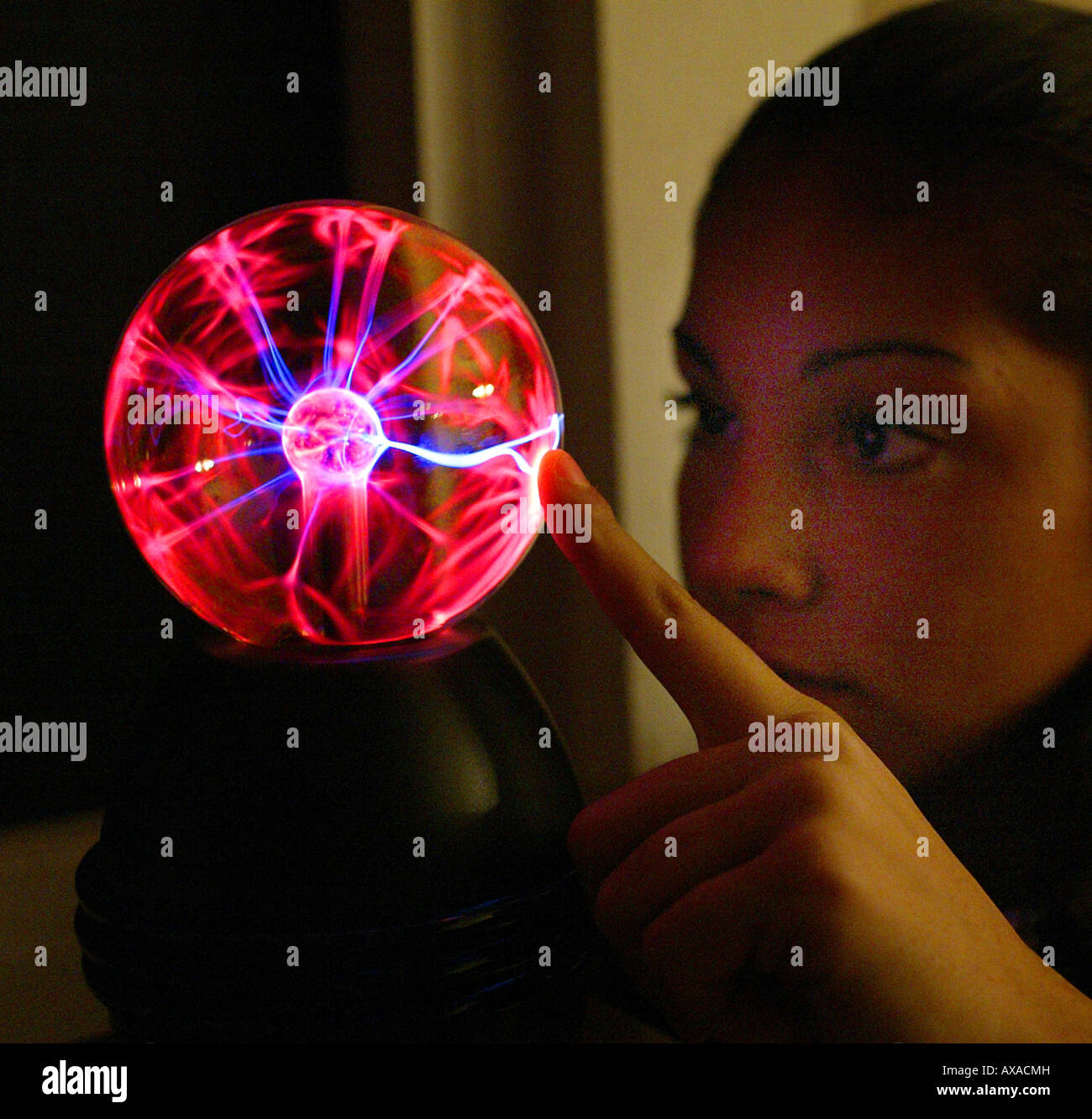 Static electricity girl hi-res stock photography and images - Alamy