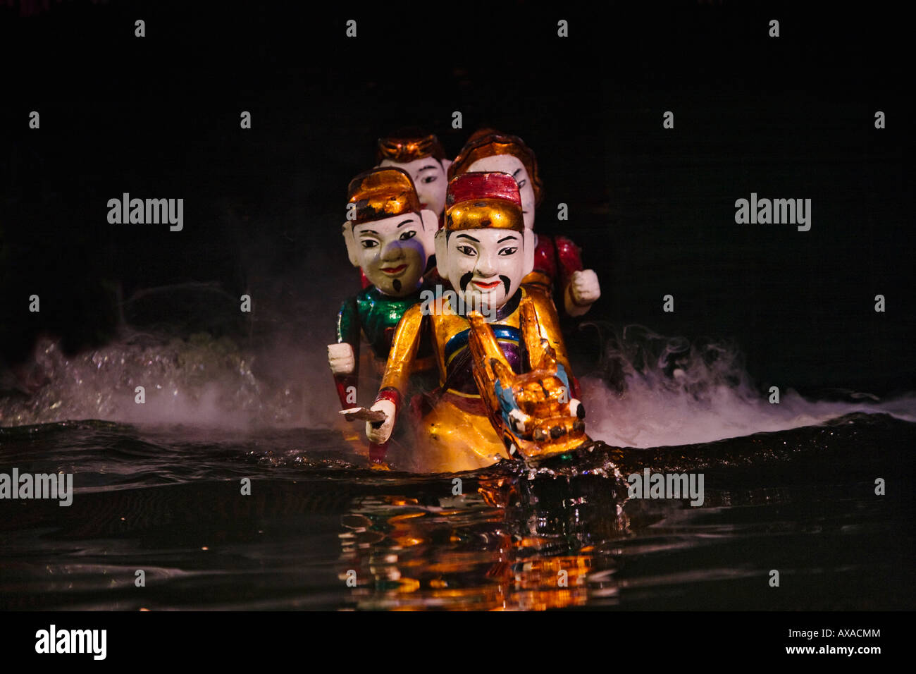 Water puppet performance Hanoi Vietnam Stock Photo - Alamy