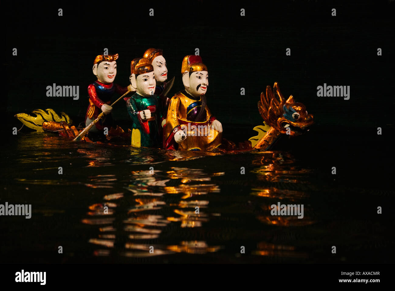 Water puppet performance Hanoi Vietnam Stock Photo - Alamy
