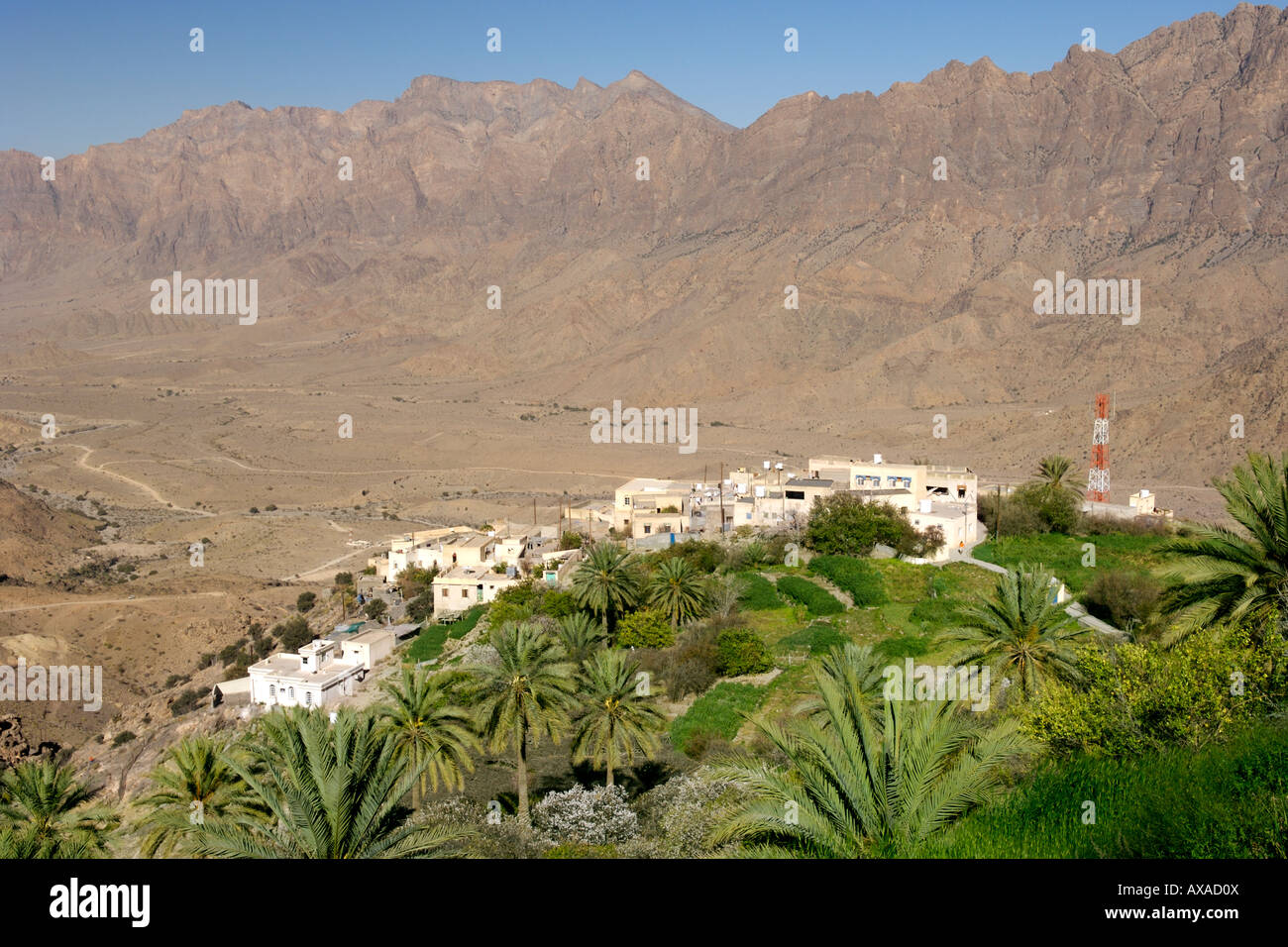 Akhdar Mountains Map