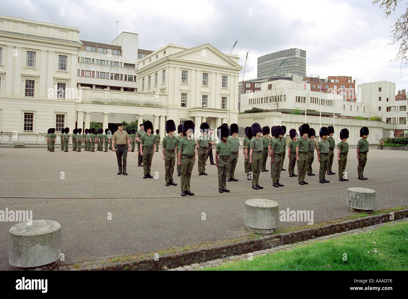 Square Bashing, Buckingham Palace Barracks, London, UK Stock Photo - Alamy