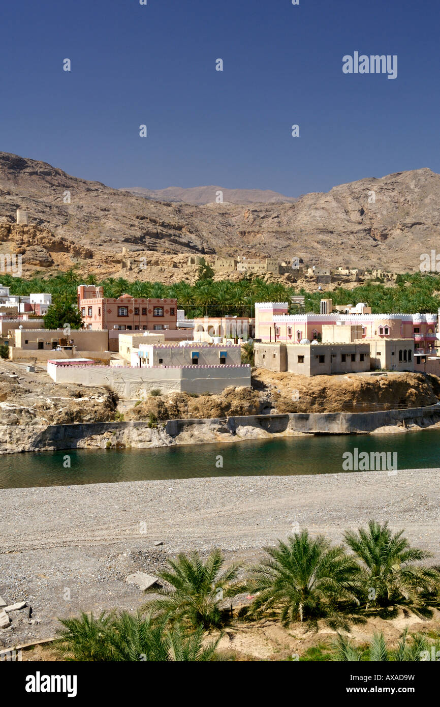 The village of Fanja in Oman Stock Photo - Alamy