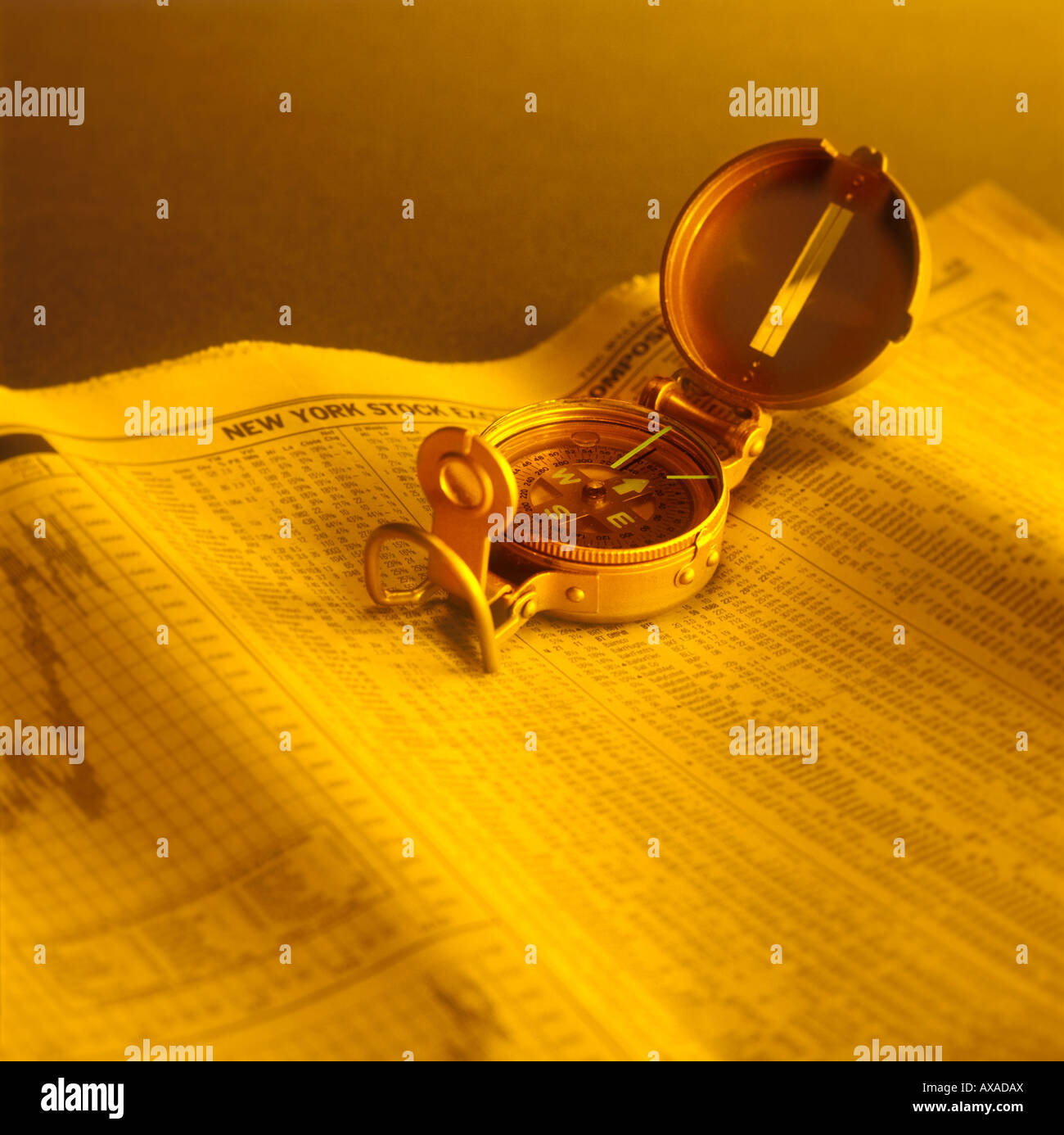 Newspaper compass hi-res stock photography and images - Alamy