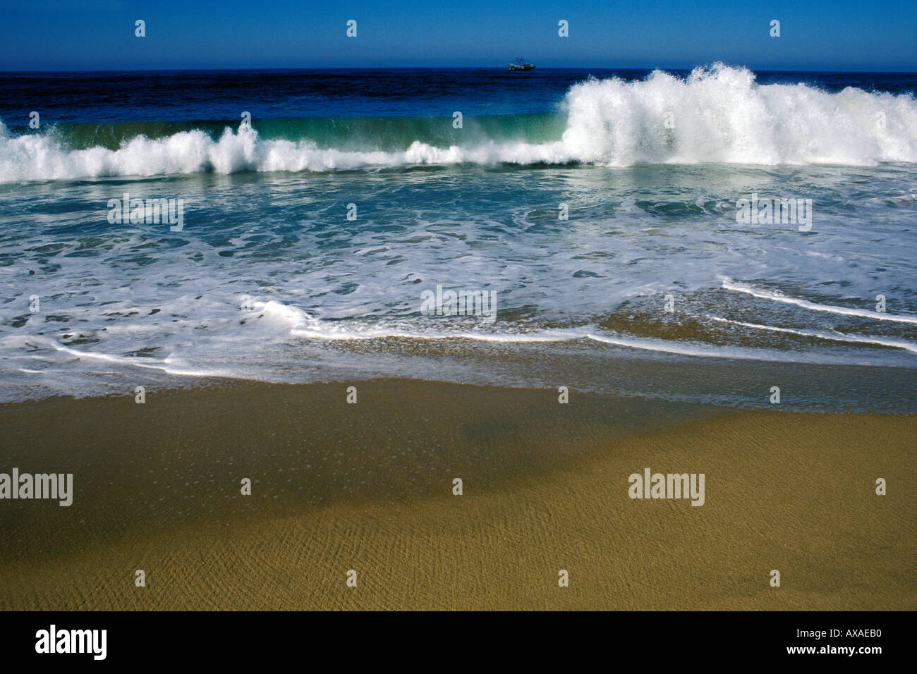 Mexico, Baja California Sur, Beach scene, Playa los Cerritos Stock ...