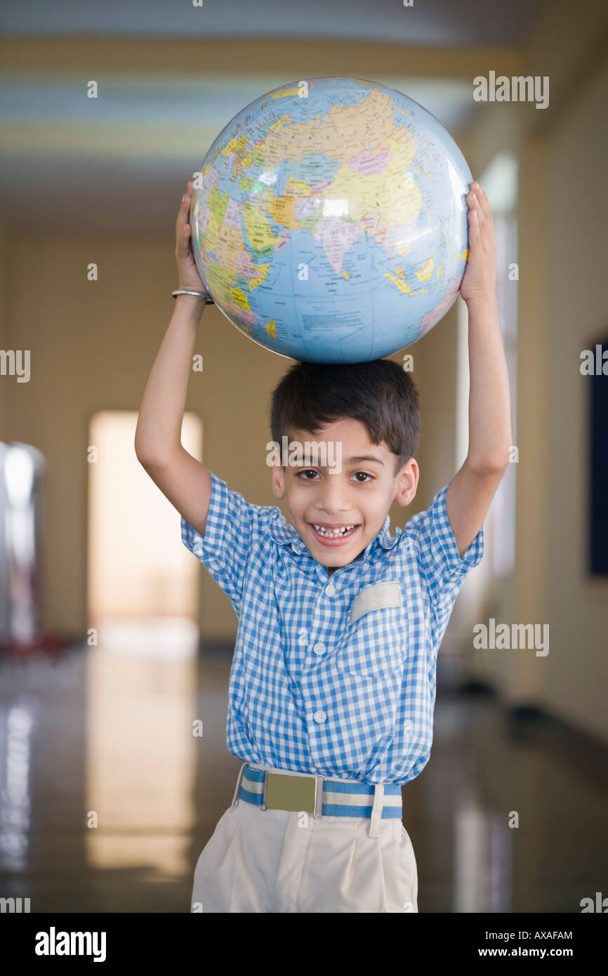 Globe head hi-res stock photography and images - Alamy