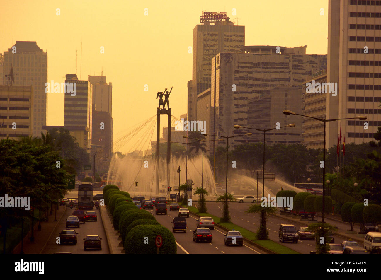 Indonesia Jakarta downtown Stock Photo - Alamy