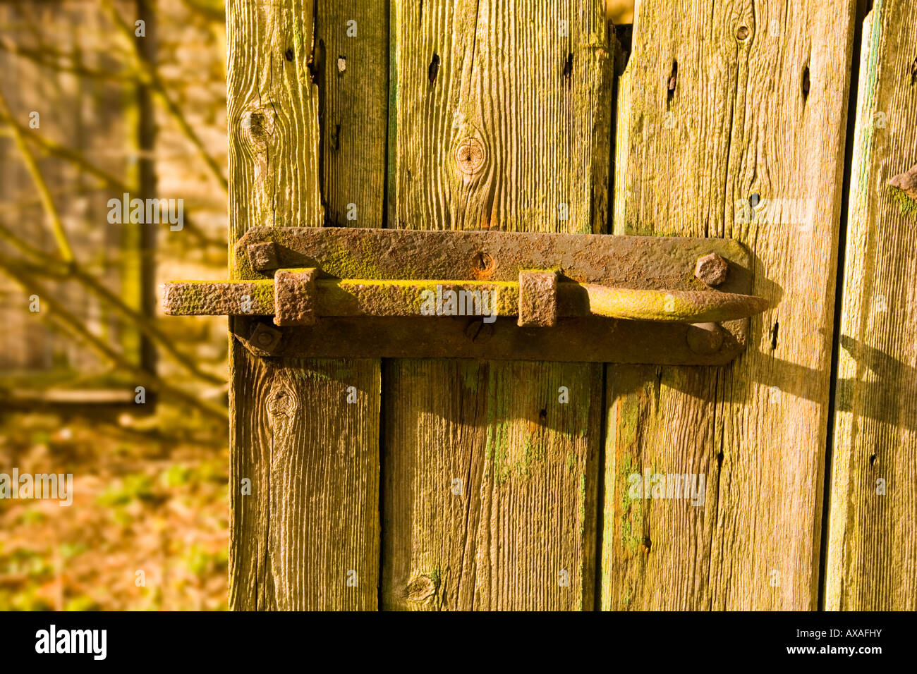 Old, rusty farm gate and latch Stock Photo - Alamy
