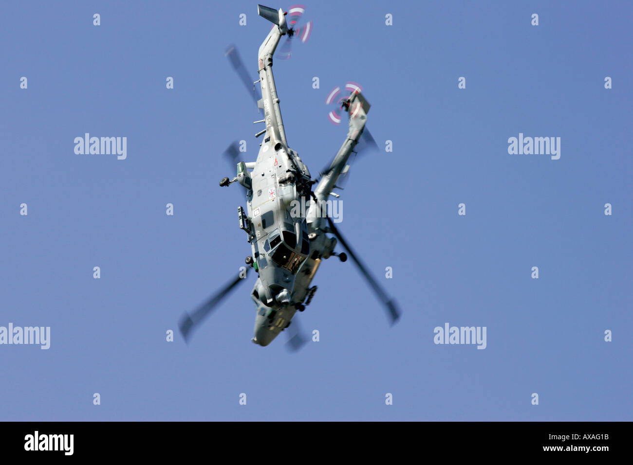 British Royal Navy Black Cats Lynx Helicopters at RIAT 2005 RAF ...