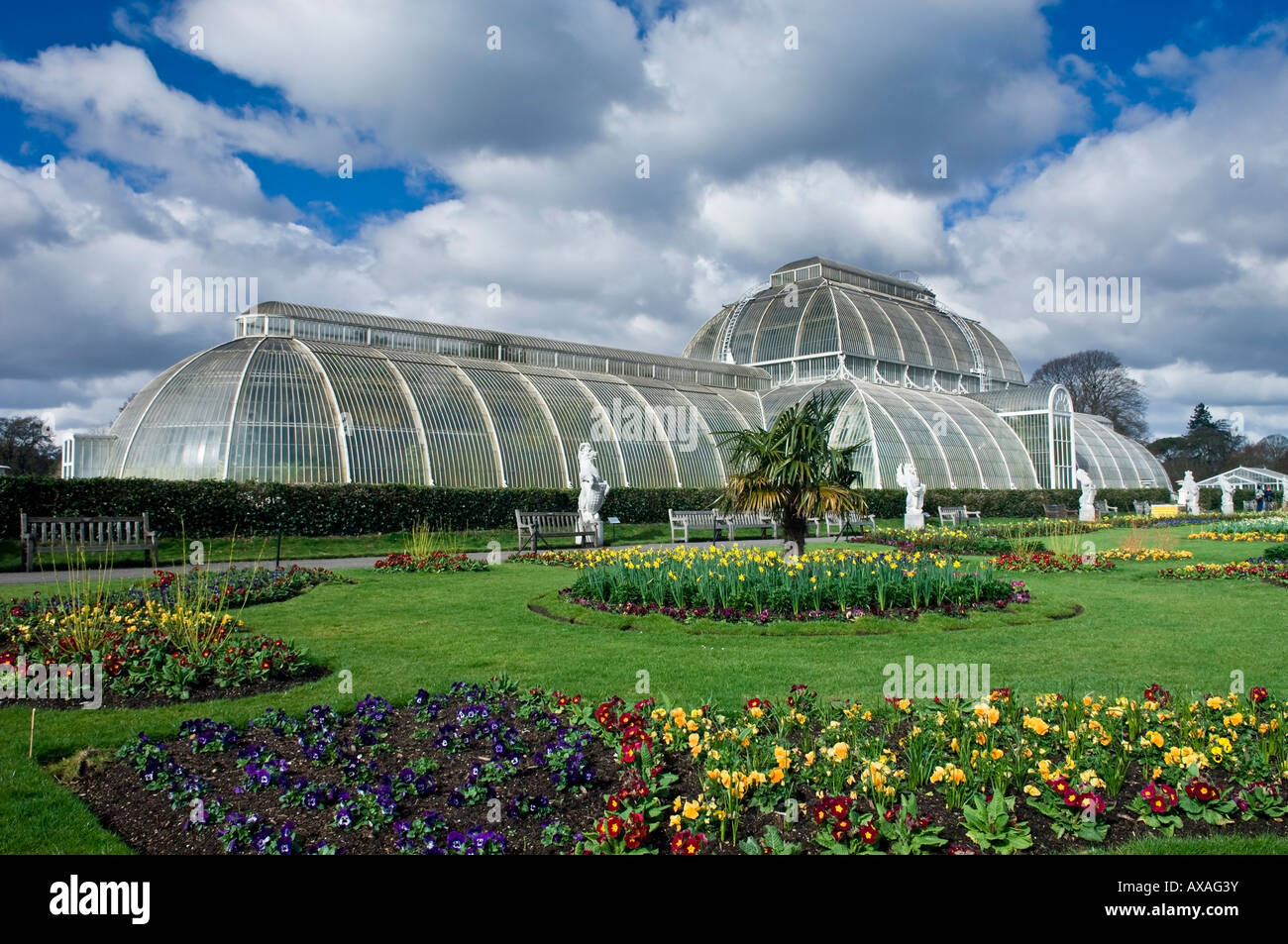 The Palm House Royal Botanical Gardens at Kew London England UK Stock ...