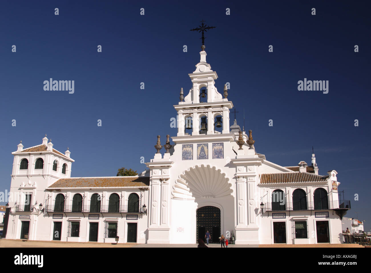 The church of El Rocio Stock Photo - Alamy