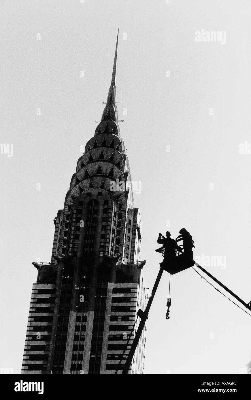 Chrysler building construction hi-res stock photography and images - Alamy