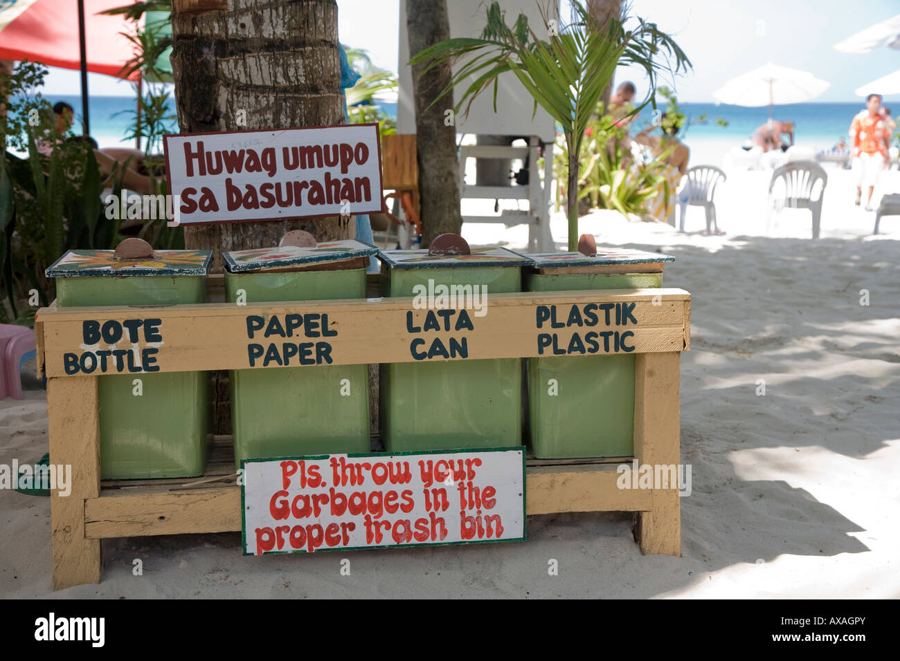 Boracay recycling hi-res stock photography and images - Alamy