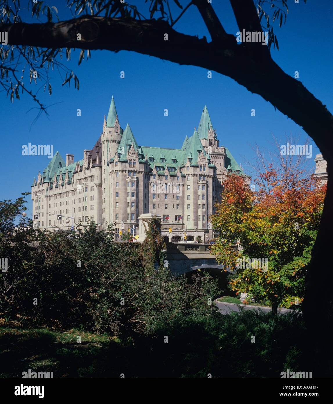 Chateau Laurier Gothic style hotel owned by Canadian Pacific in the ...