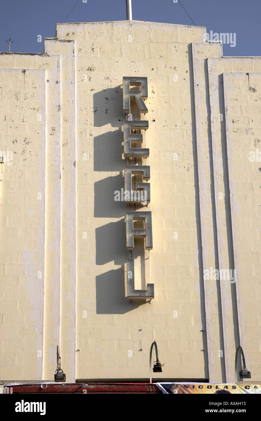 Regal Theater Cinema Hall Colaba Bombay Mumbai Maharashtra India Stock ...