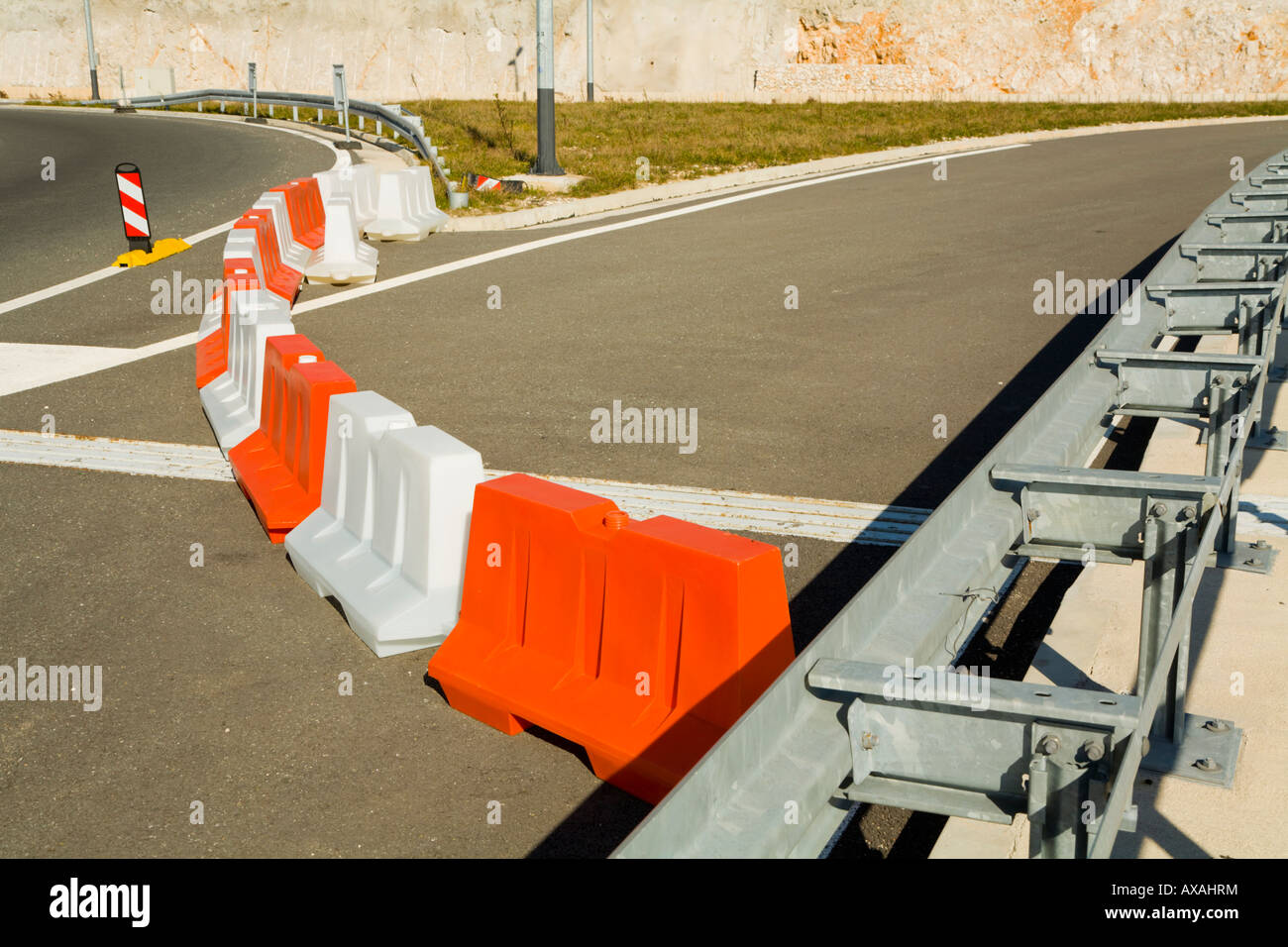diverted-road-traffic-stock-photo-alamy