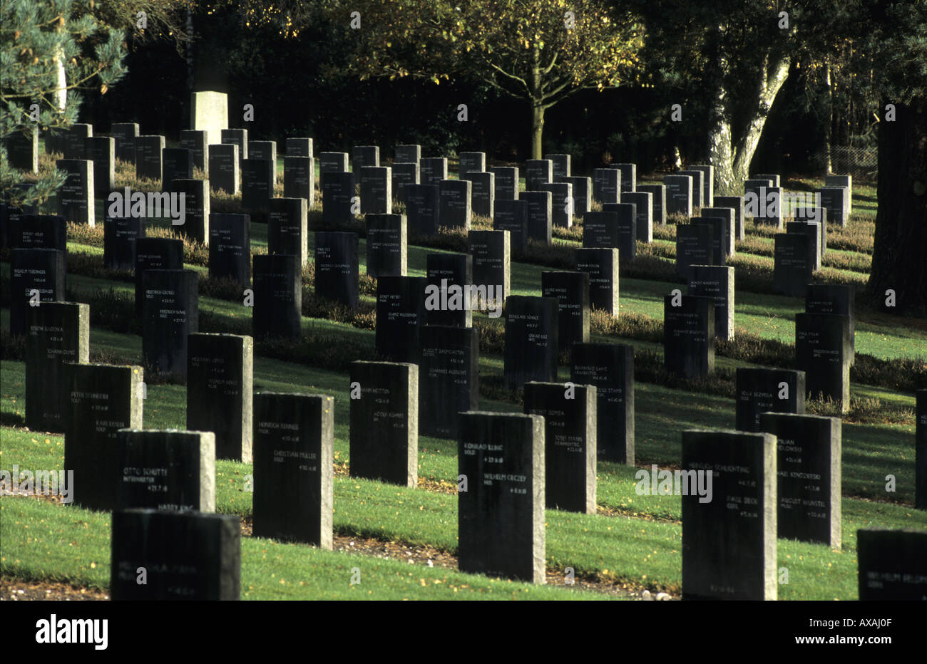 German Military Cemetery, Cannock Chase, Staffordshire, England, UK ...