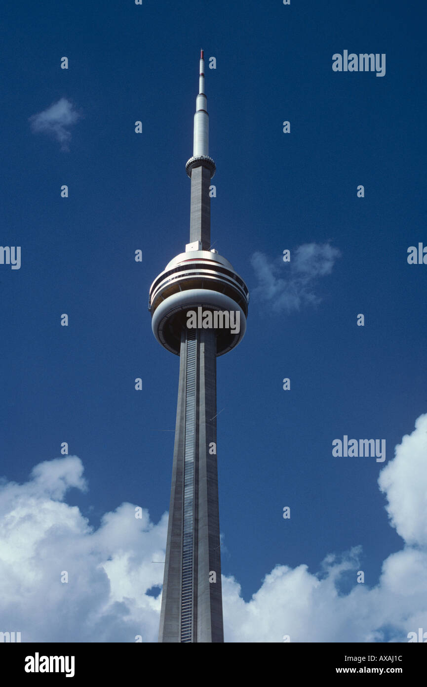 CN Tower in Toronto is a communications centre as well as a viewing ...