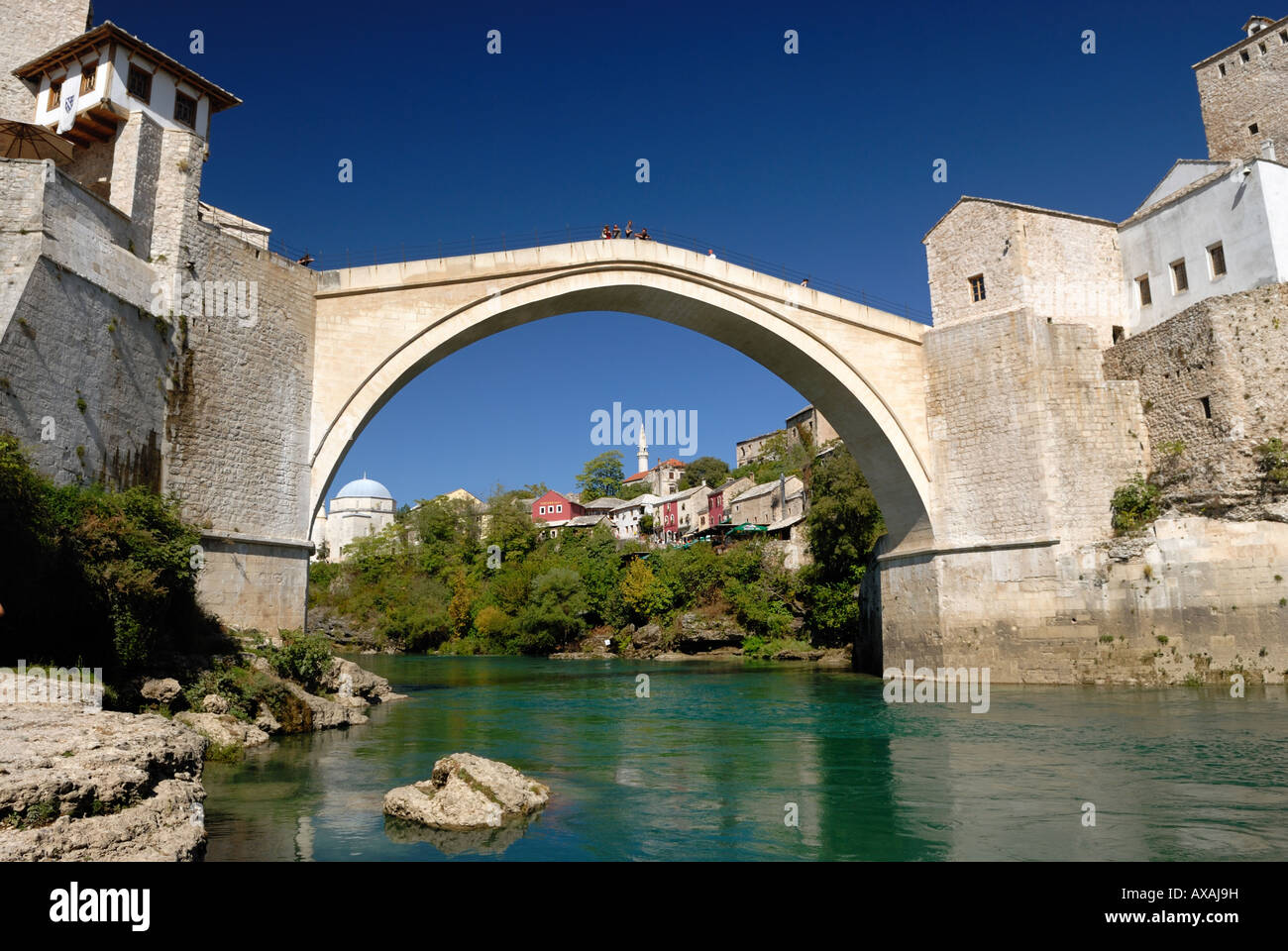 Mostar bridge jumping hi-res stock photography and images - Alamy