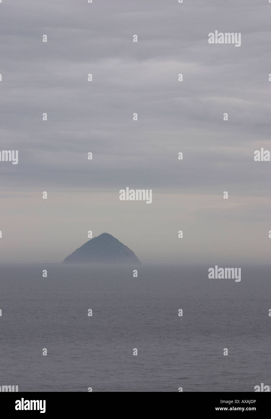 Ailsa Craig - From the Isle of Arran - colour image Stock Photo - Alamy