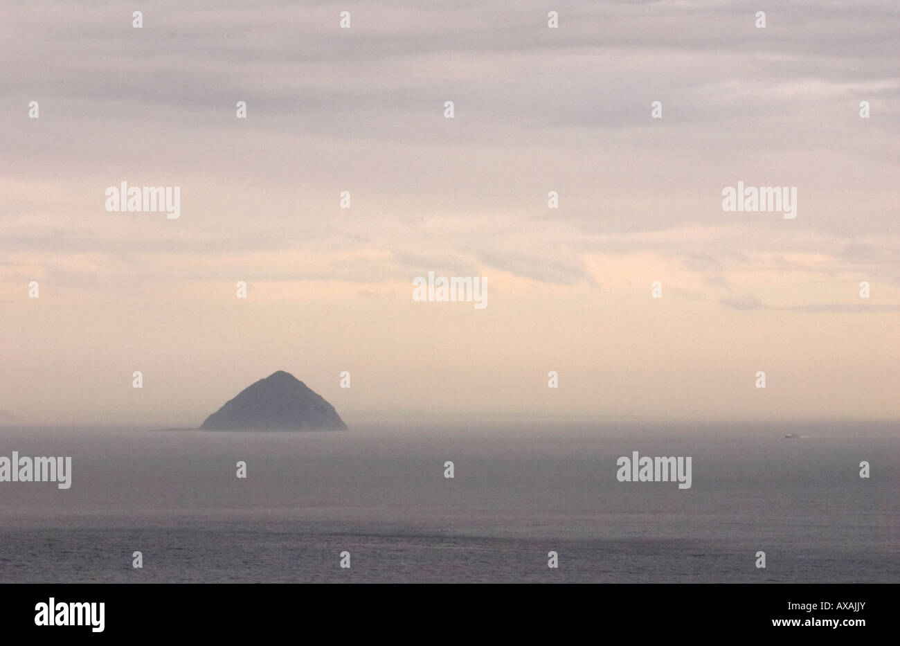 Ailsa Craig - From the Isle of Arran - Colour Image Stock Photo - Alamy