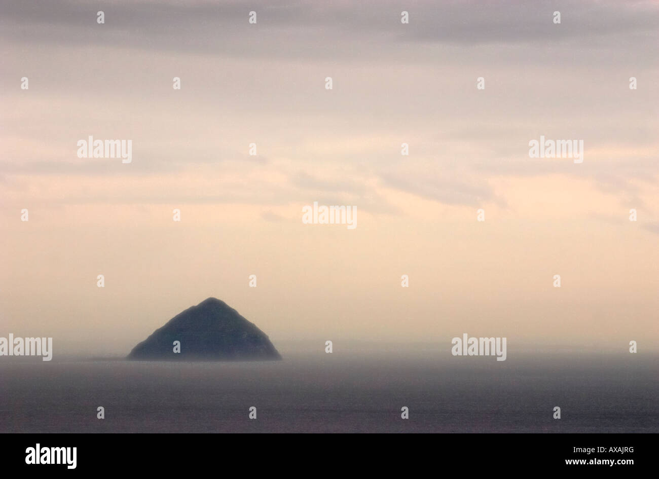 Ailsa Craig - From the Isle of Arran - Colour Image Stock Photo - Alamy