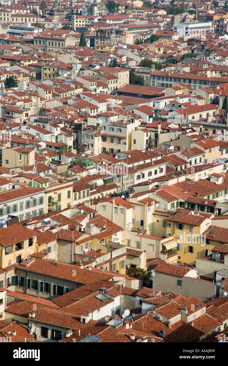 Aerial view of the roads and streets of Florence Italy Stock Photo - Alamy