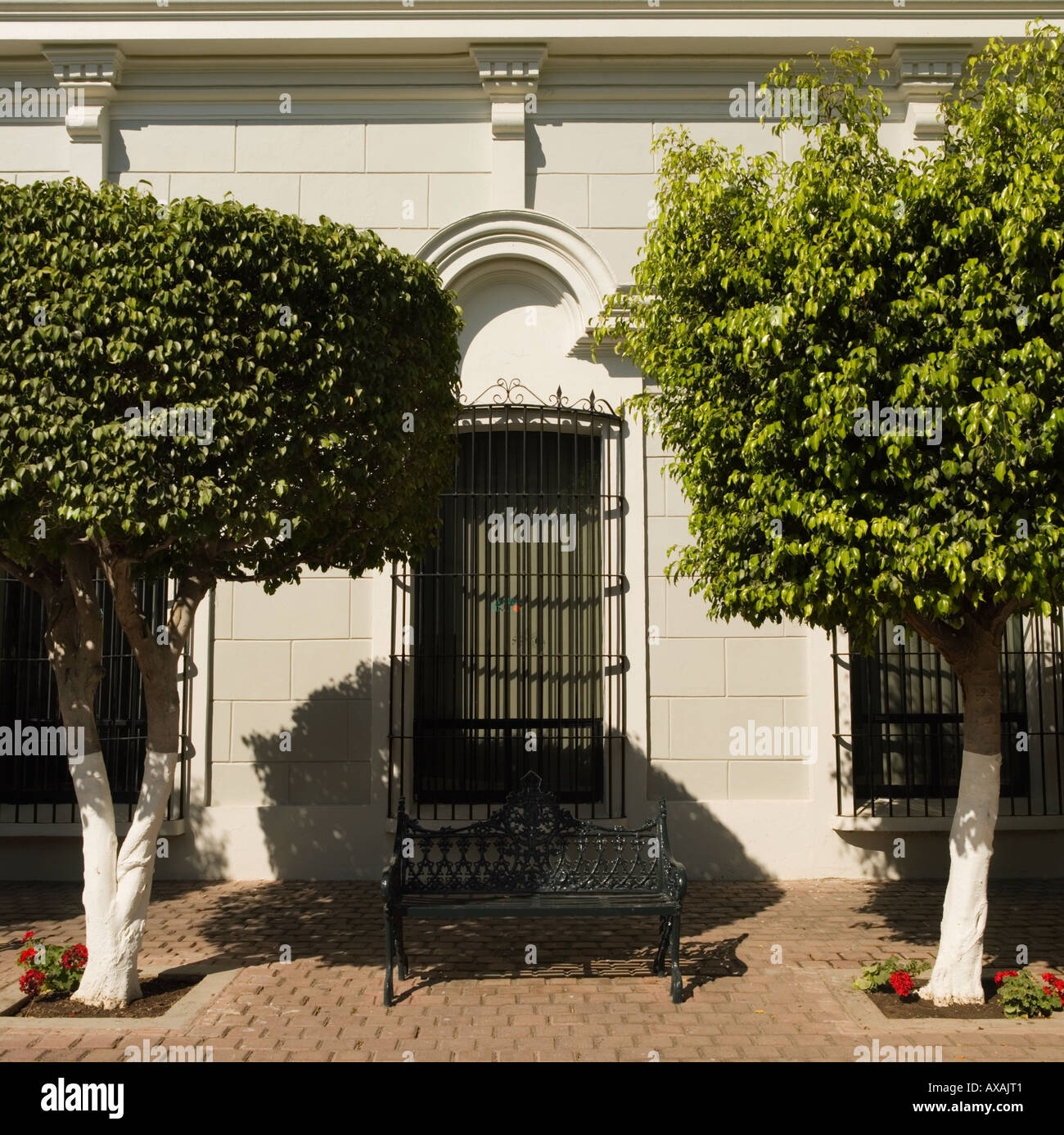 facade of tropical neo-Classical style characterizing Sinaloan ...