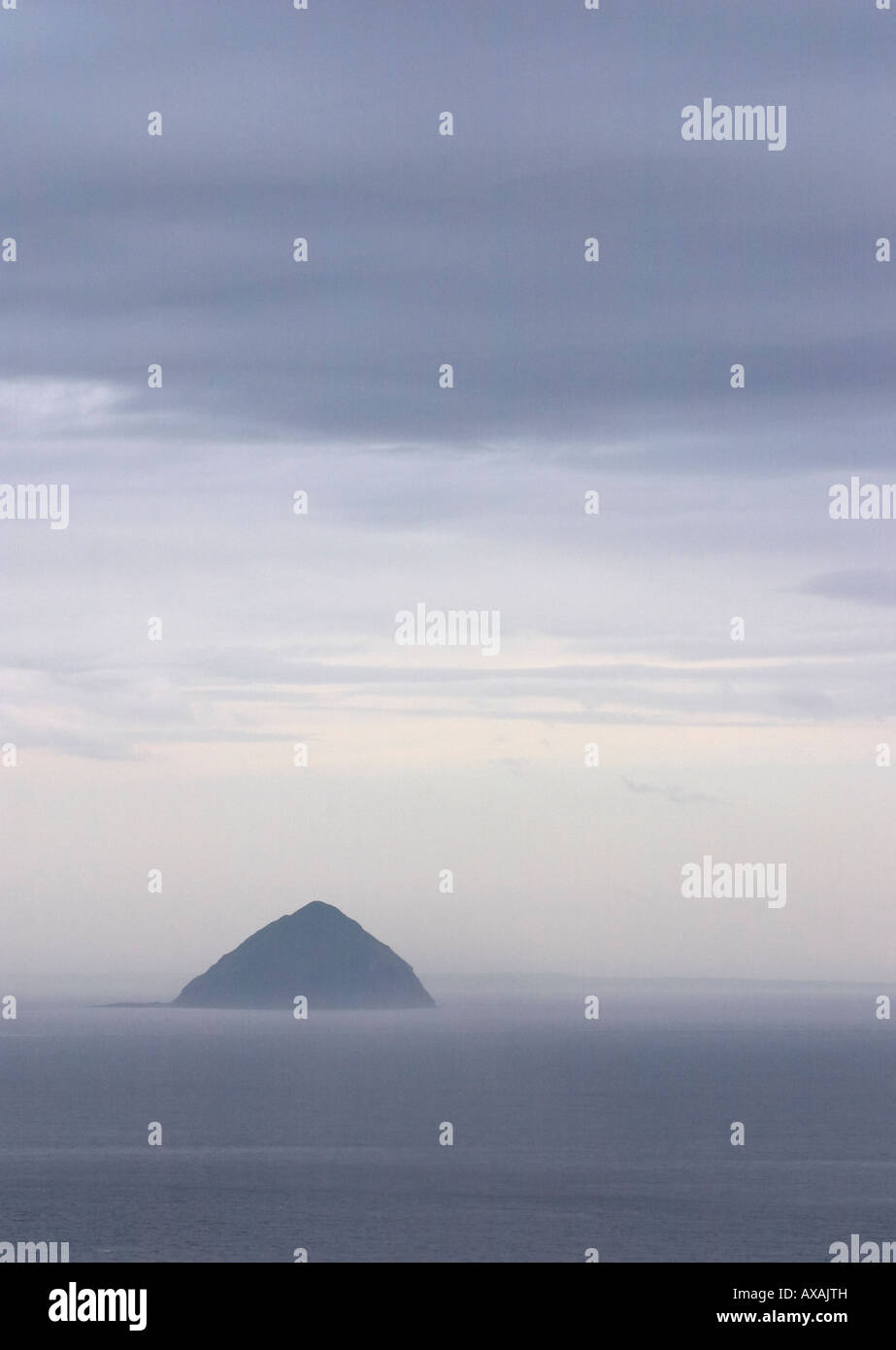 Ailsa Craig - From the Isle of Arran - Colour Image Stock Photo - Alamy