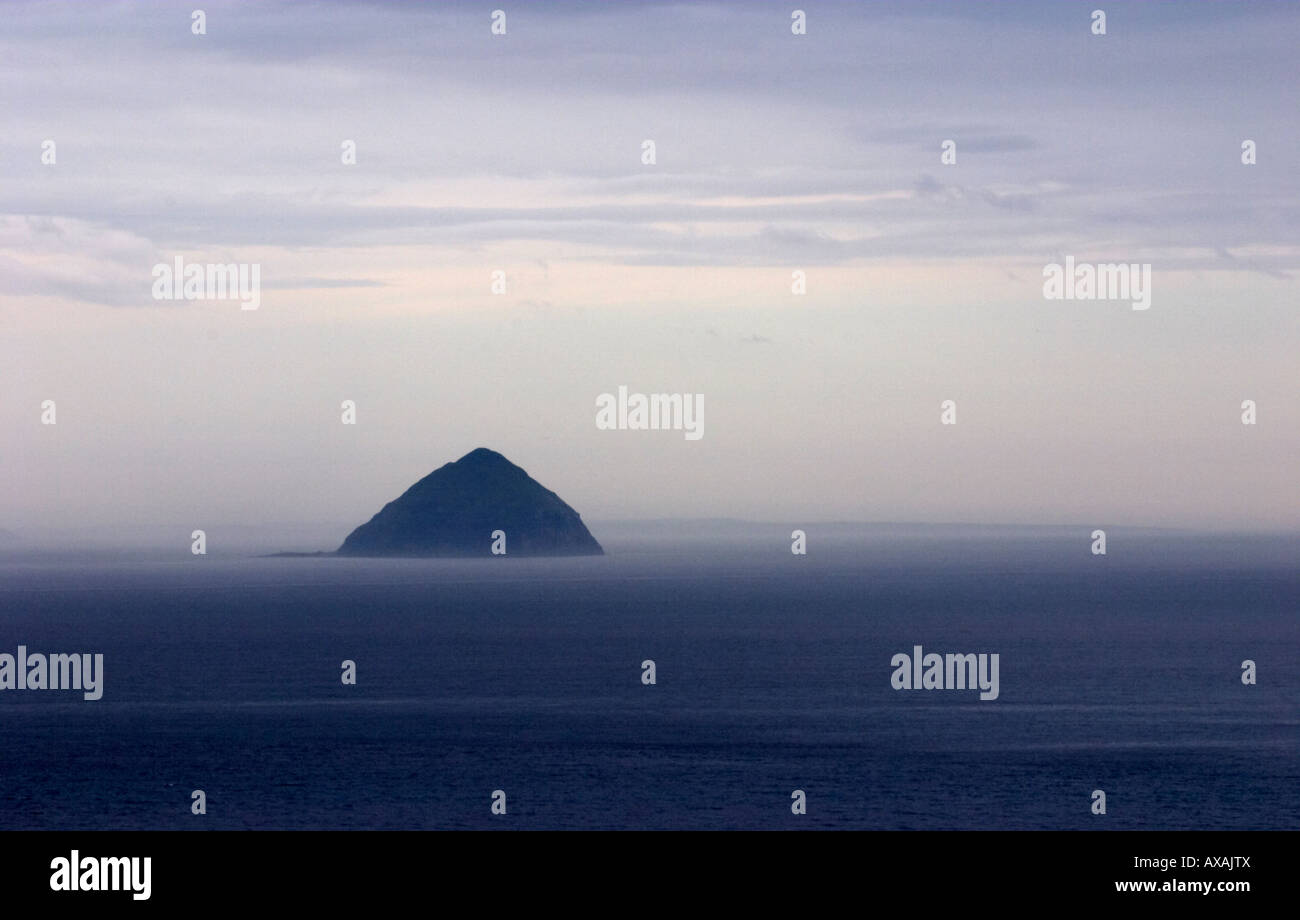 Ailsa Craig - From the Isle of Arran - Colour Image Stock Photo - Alamy