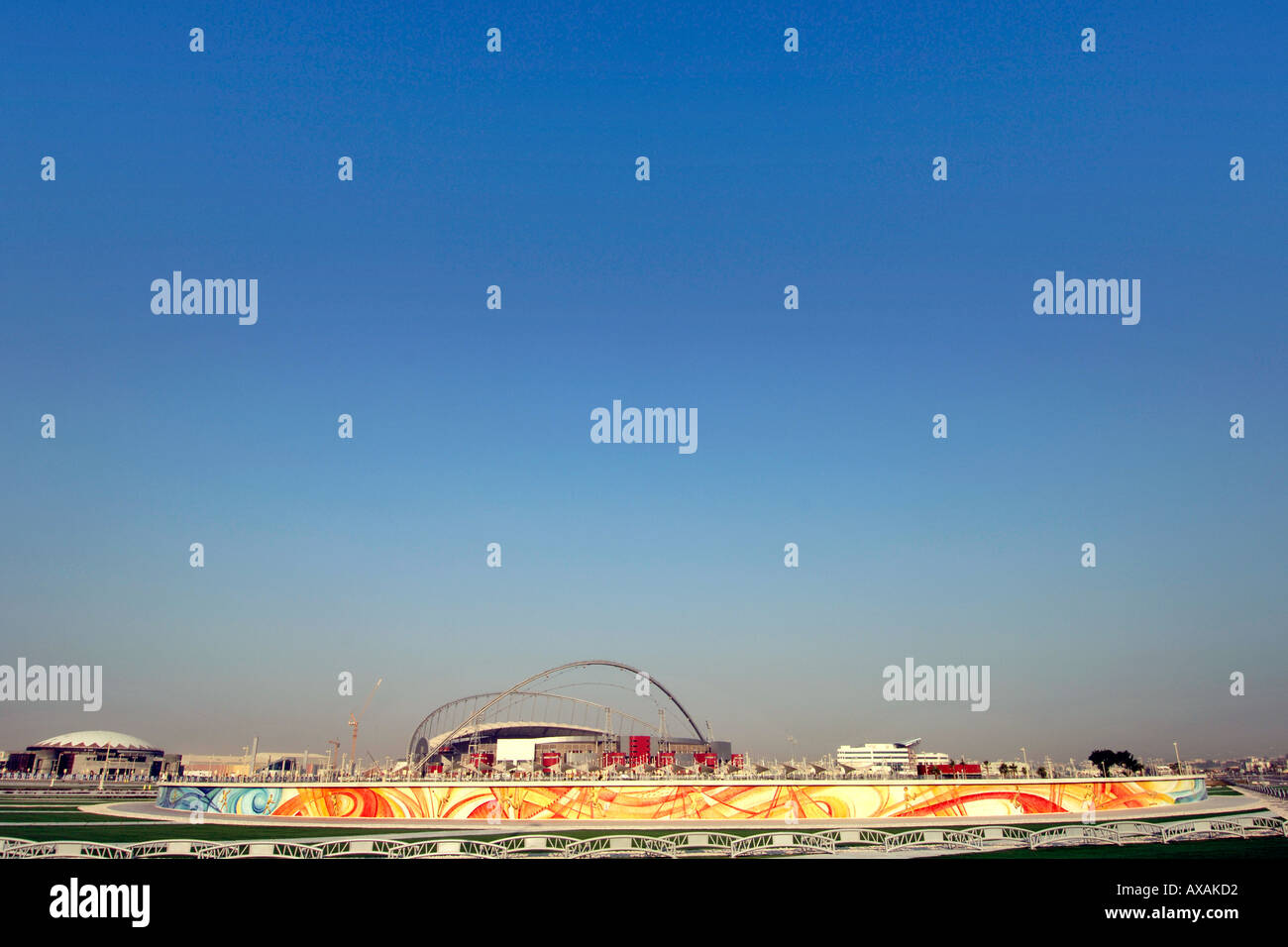 The Khalifa stadium, centrepiece of the 15th Asian Games held in Doha ...