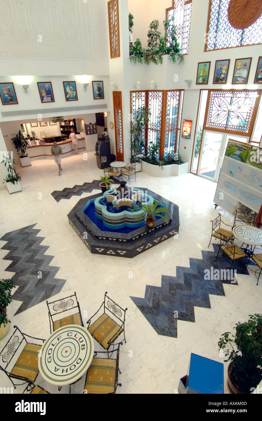 Interior of the Doha Golf Club in Qatar Stock Photo - Alamy