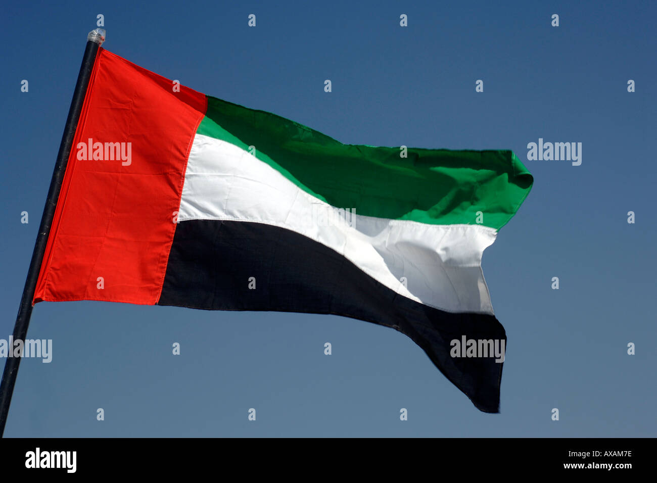 Dubai flag hi-res stock photography and images - Alamy