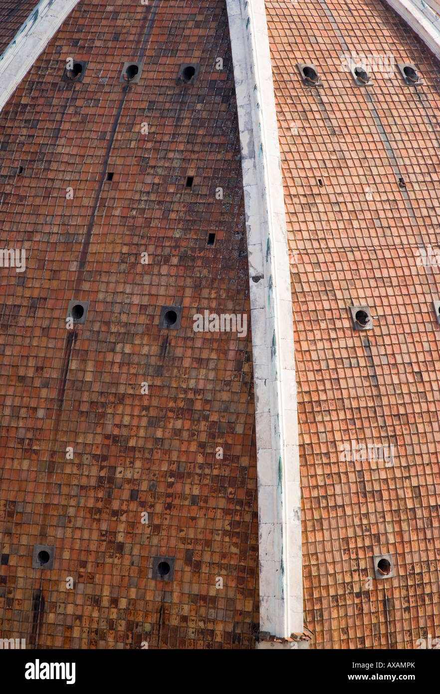 Roof detail of Florence Duomo Italy Stock Photo - Alamy