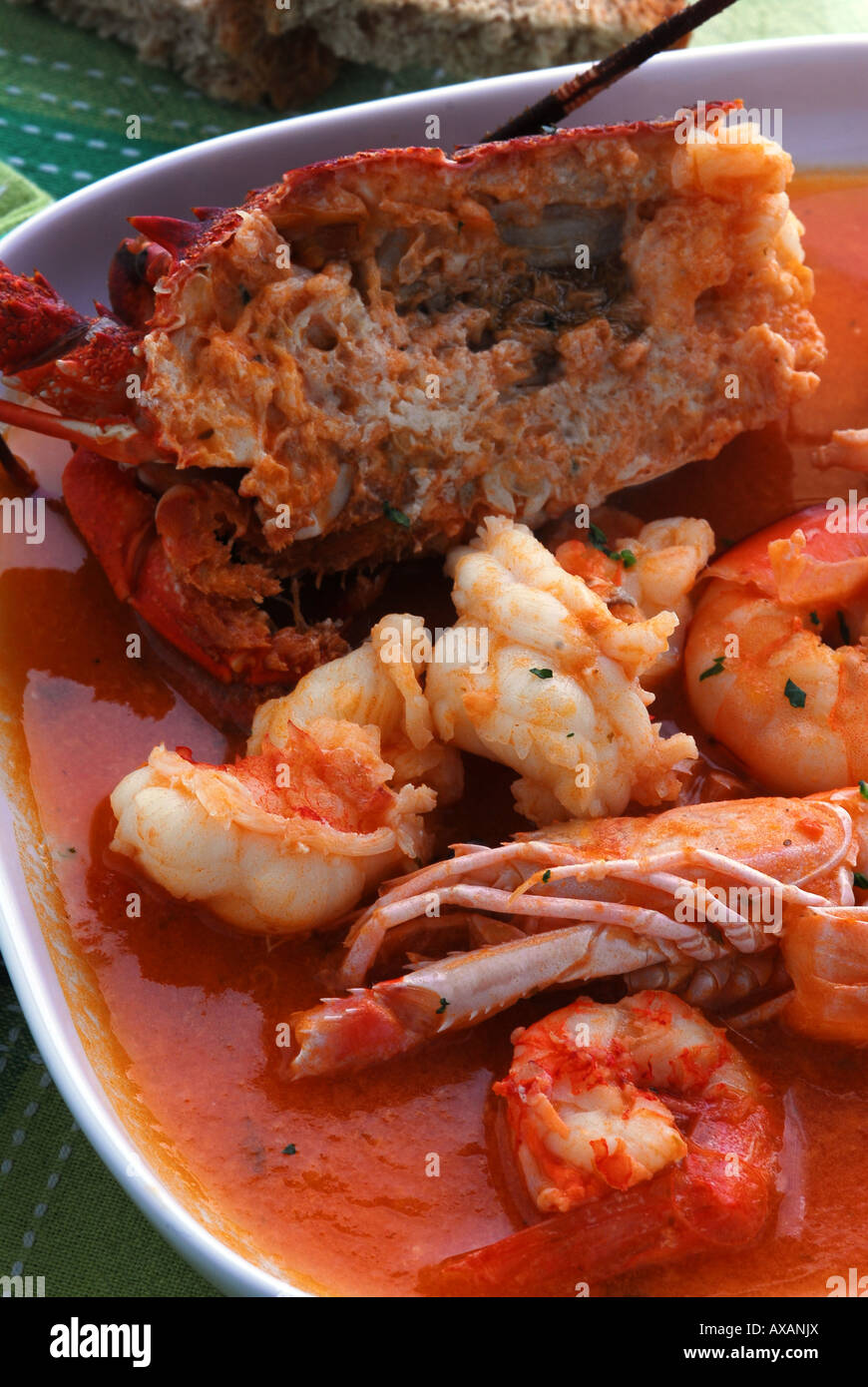Stewed of crustaceans - Guazzetto di crostacei - Italian kitchen Stock ...