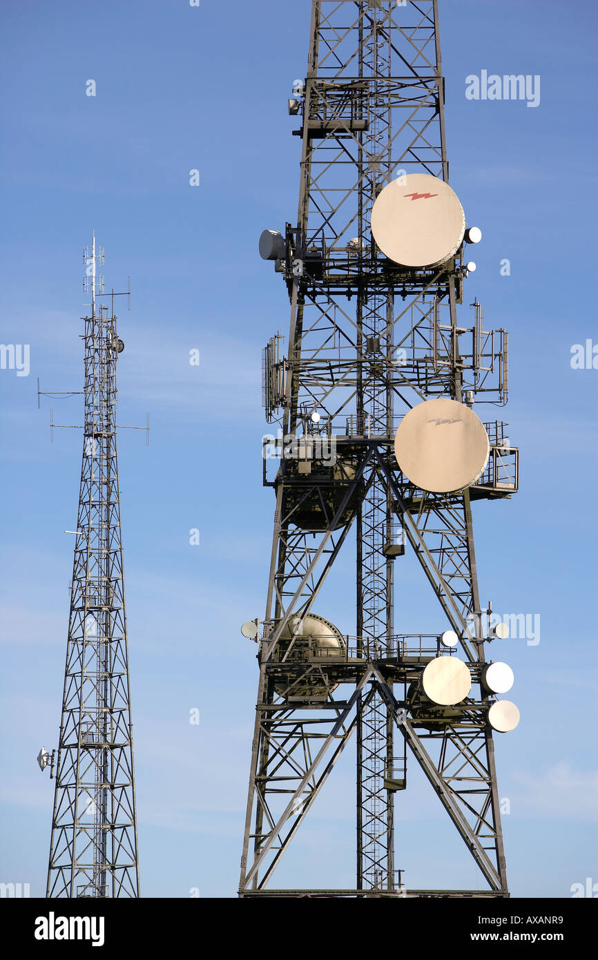 Telecommunication mast Telecommunications relay station near Hull East ...