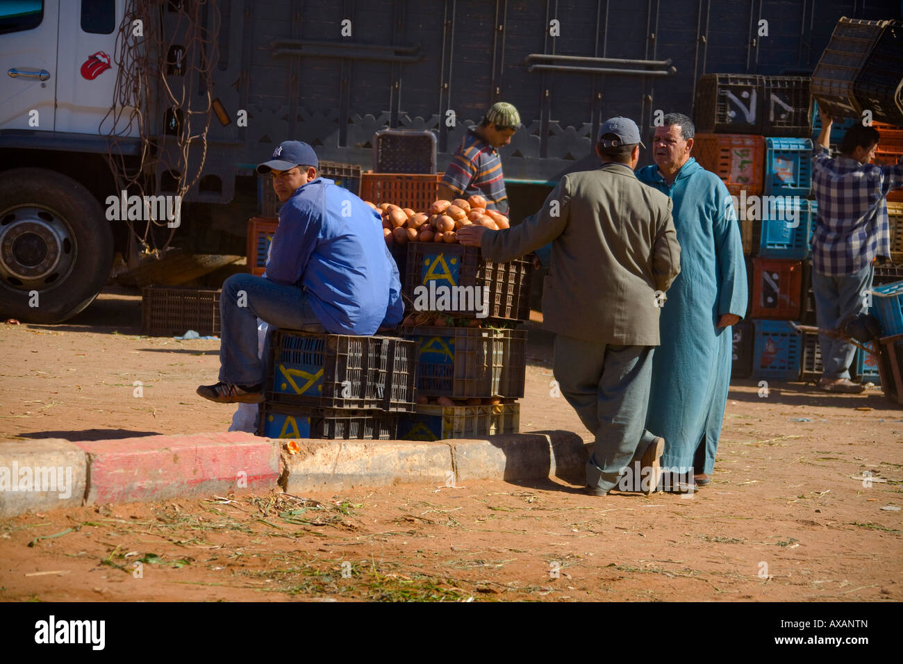Agadir market morocco north west hi-res stock photography and images ...