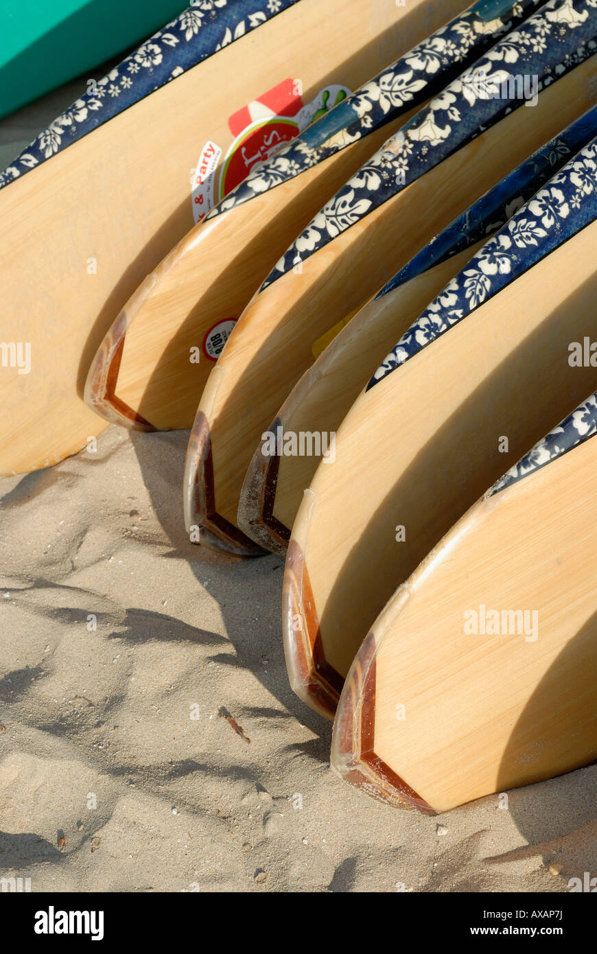 Surfboards on the beach Stock Photo - Alamy