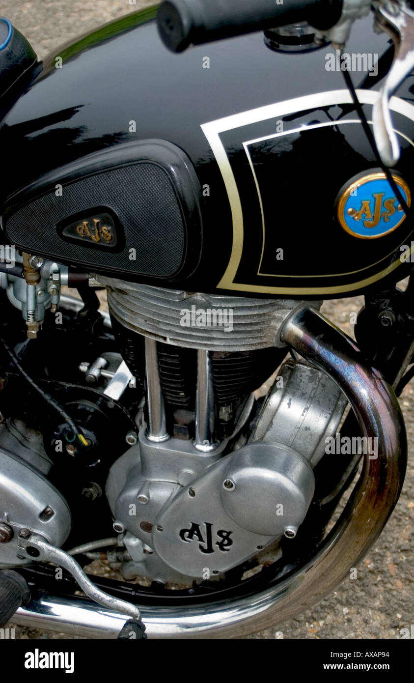 Vintage ajs motorcycle hi-res stock photography and images - Alamy