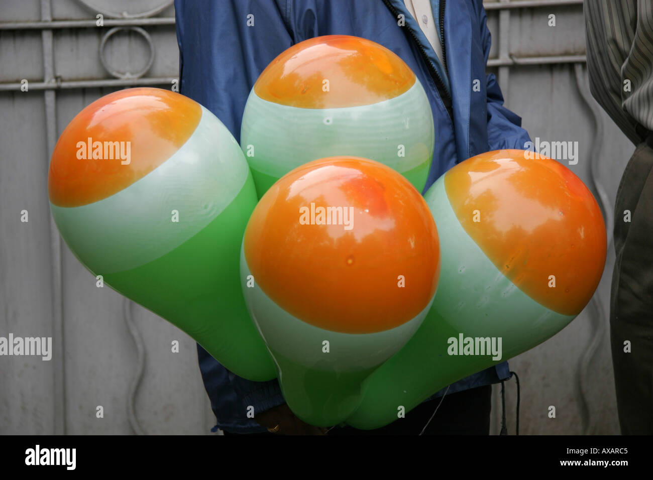 SSK73934 Balloons in colors of Indian Flag Celebrating Independence day ...