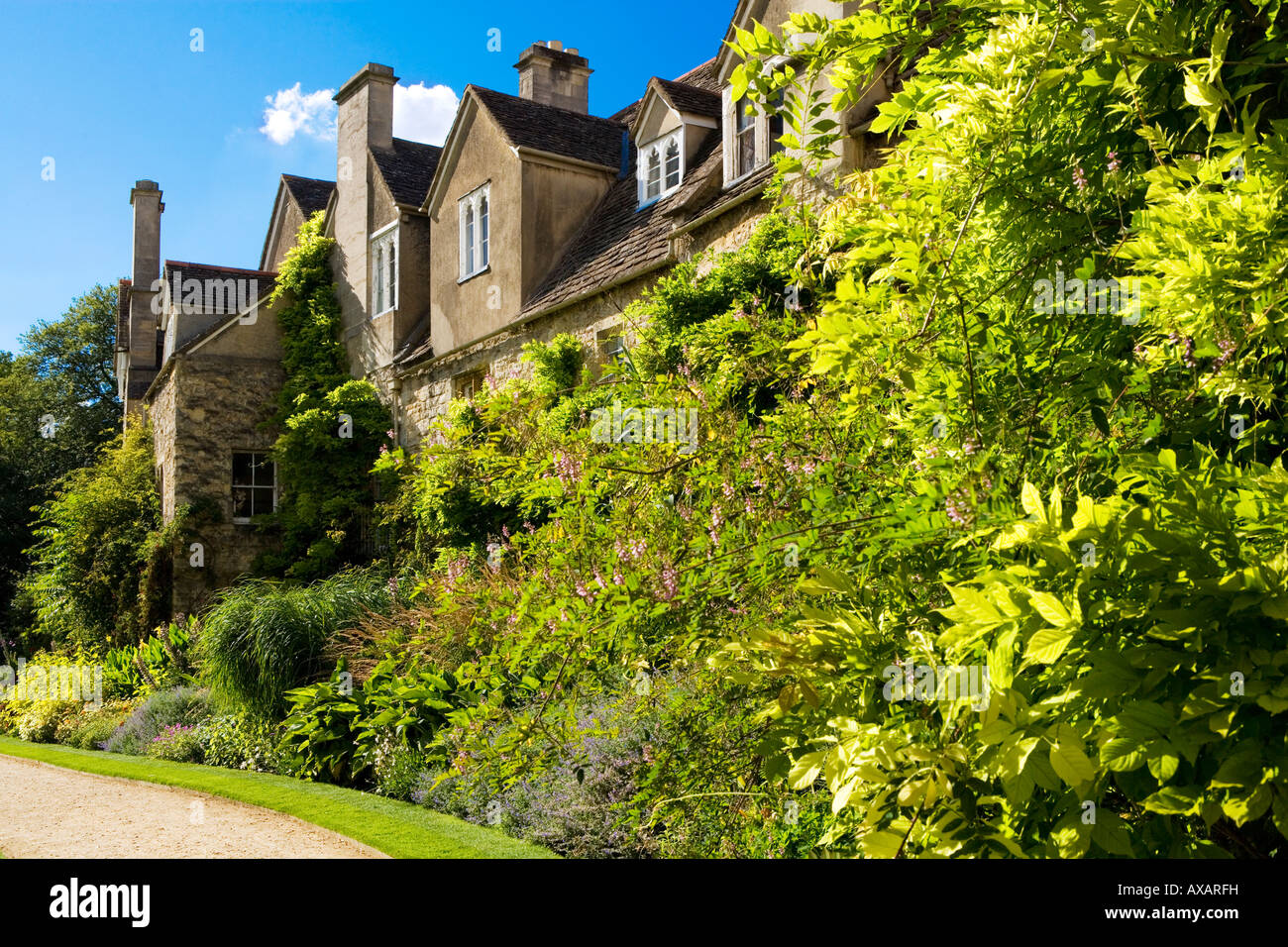 Worcester College Garden, Oxford University, England, UK Stock Photo ...