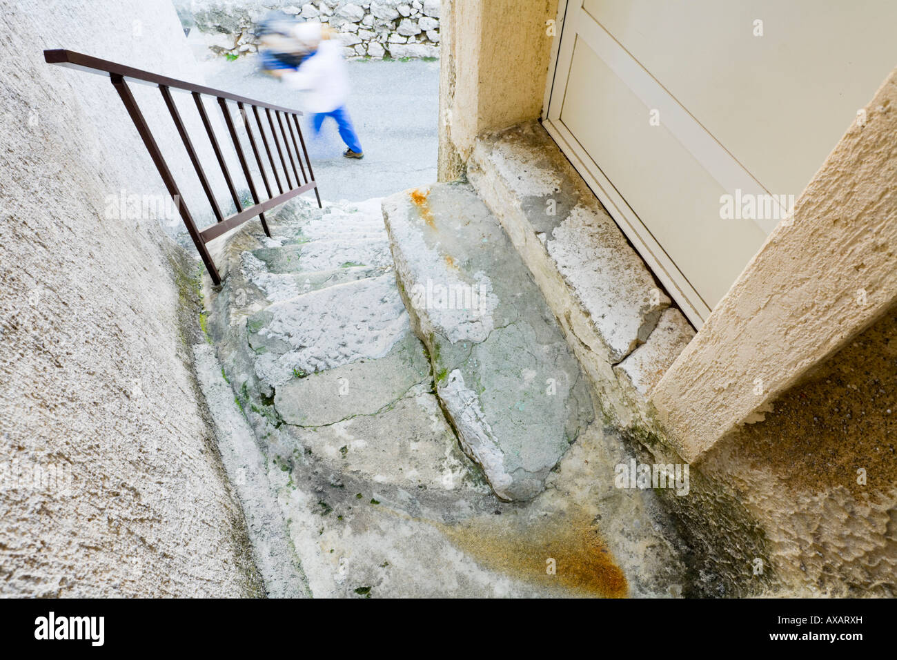 Bakar old town in Croatia (near Rijeka, very tight passage and ...