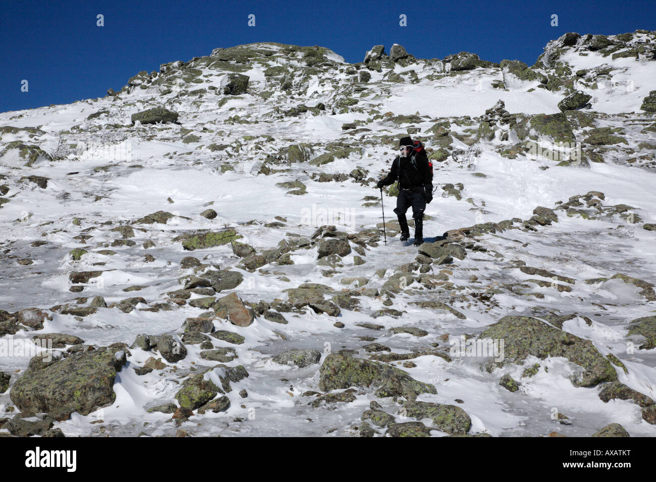 Franconia Ridge during the winter.....White Mountains New Hampshire USA ...