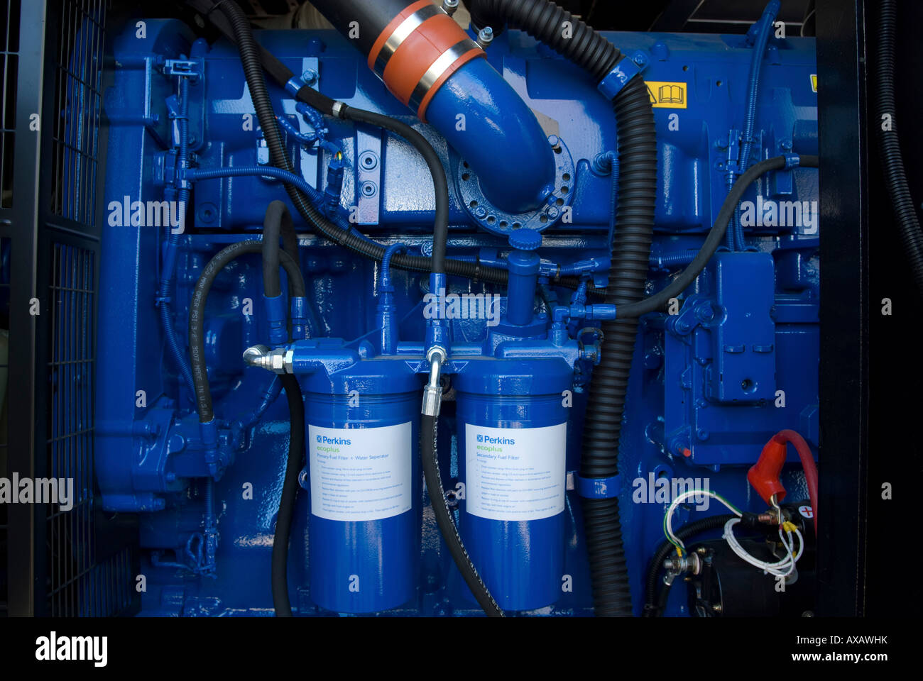 Close up of a diesel operated electricity generator Stock Photo - Alamy