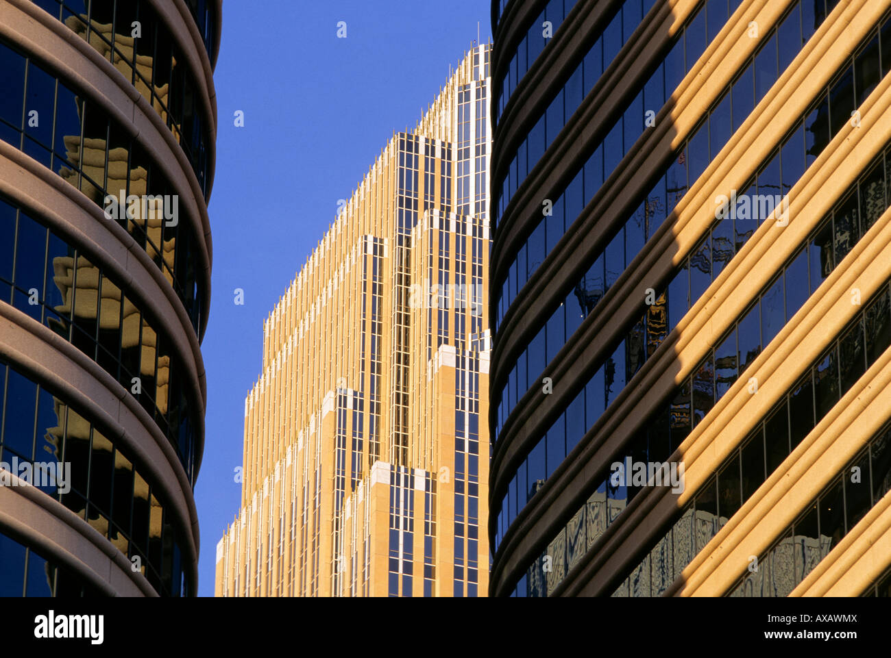 PATTERN OF MODERN OFFICE BUILDINGS IN DOWNTOWN MINNEAPOLIS, MINNESOTA ...