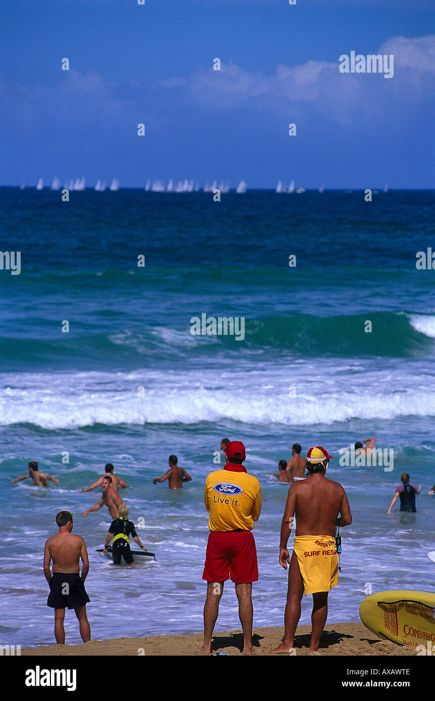 Manly beach lifeguards hi-res stock photography and images - Alamy