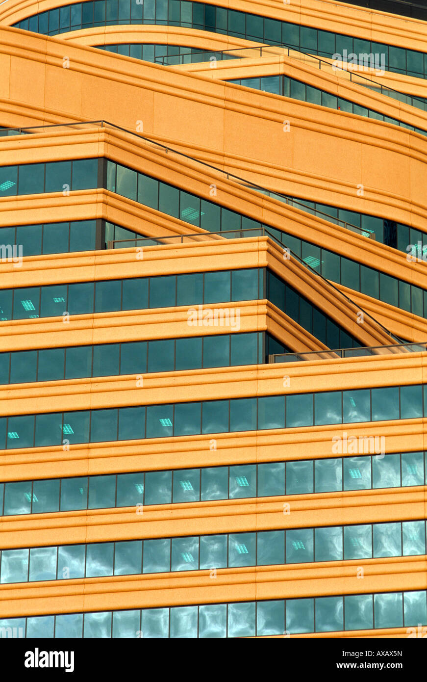 LINES OF OFFICE BUILDING IN DOWNTOWN MINNEAPOLIS, MINNESOTA Stock Photo ...