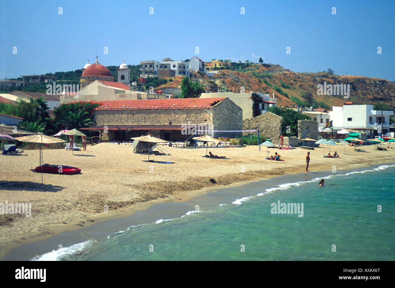Kalives Resort Crete Greece Stock Photo - Alamy