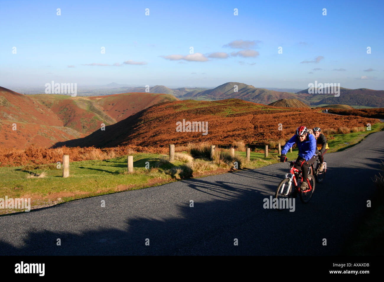 The Long Mynd. View from the Long Mynd Stock Photo - Alamy