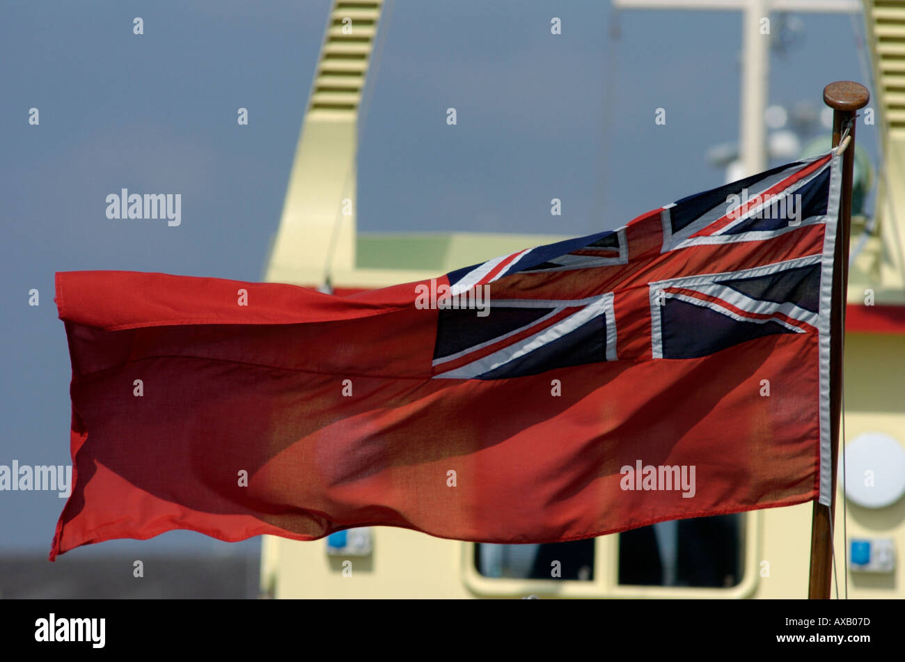British merchant navy flag hi-res stock photography and images - Alamy